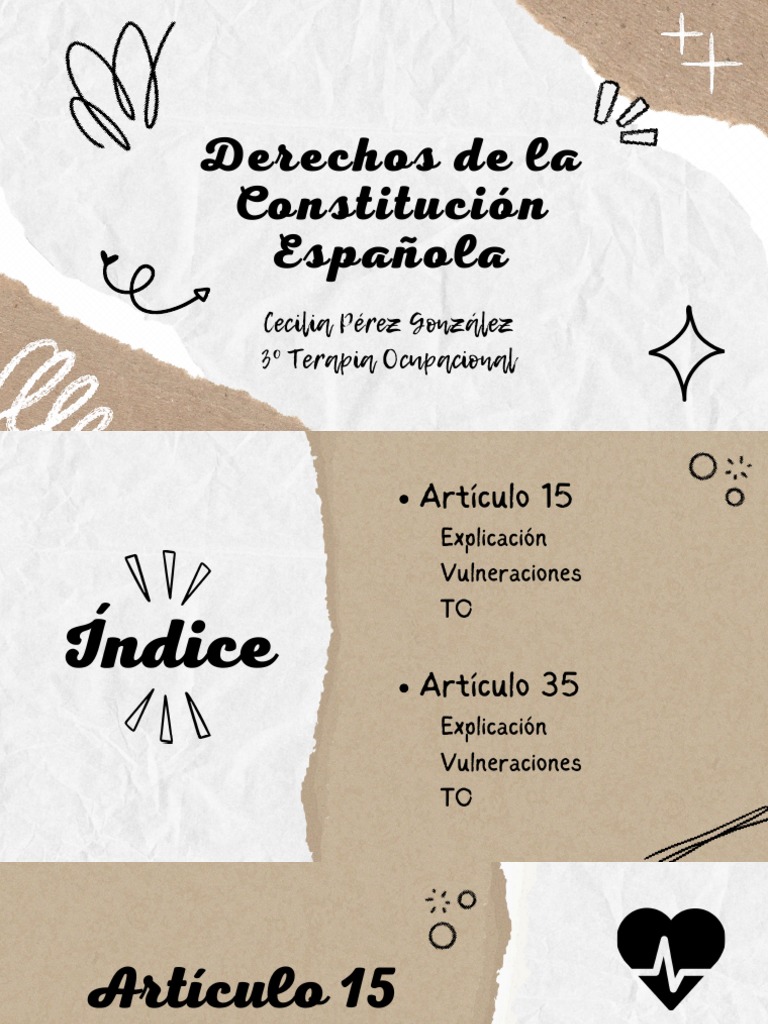 Artículos de la Constitución Española | PDF
