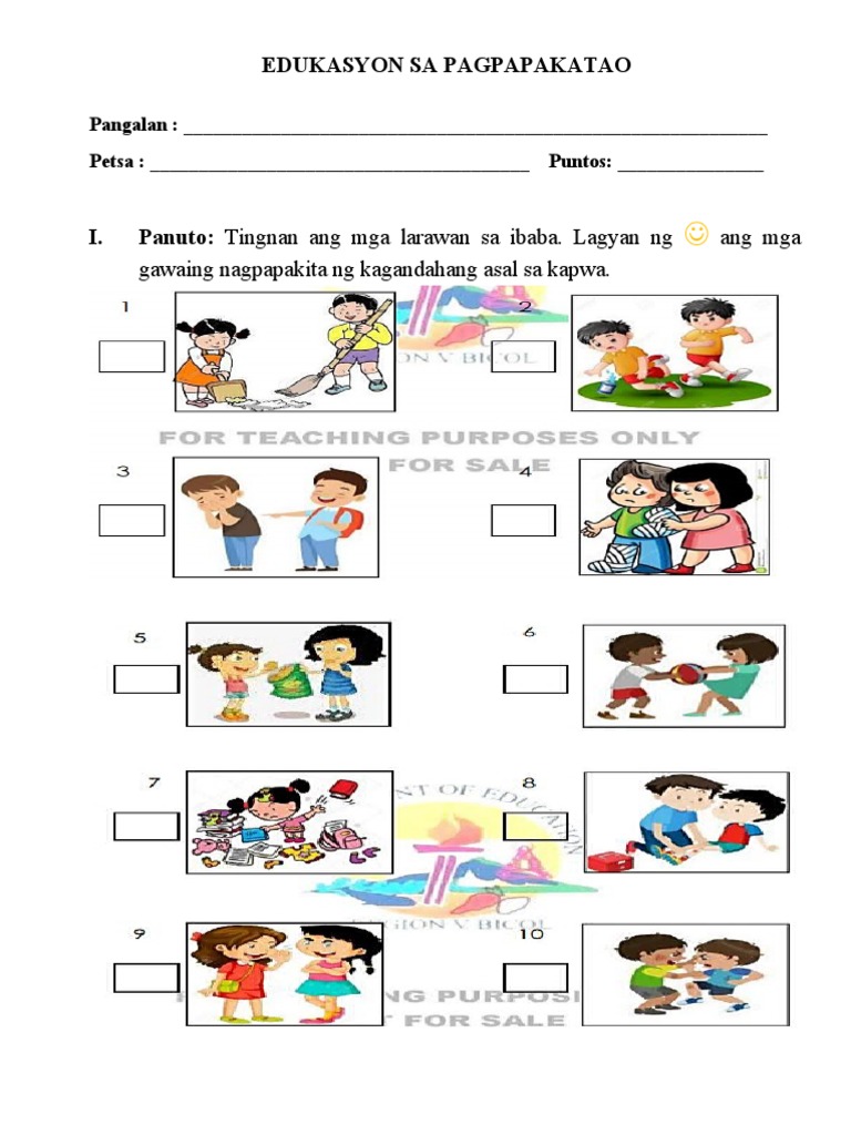 Esp Activity Sheet Grade 2 | PDF