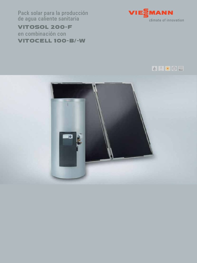 Agua Solar Viessmann | PDF | Energía solar | Agua