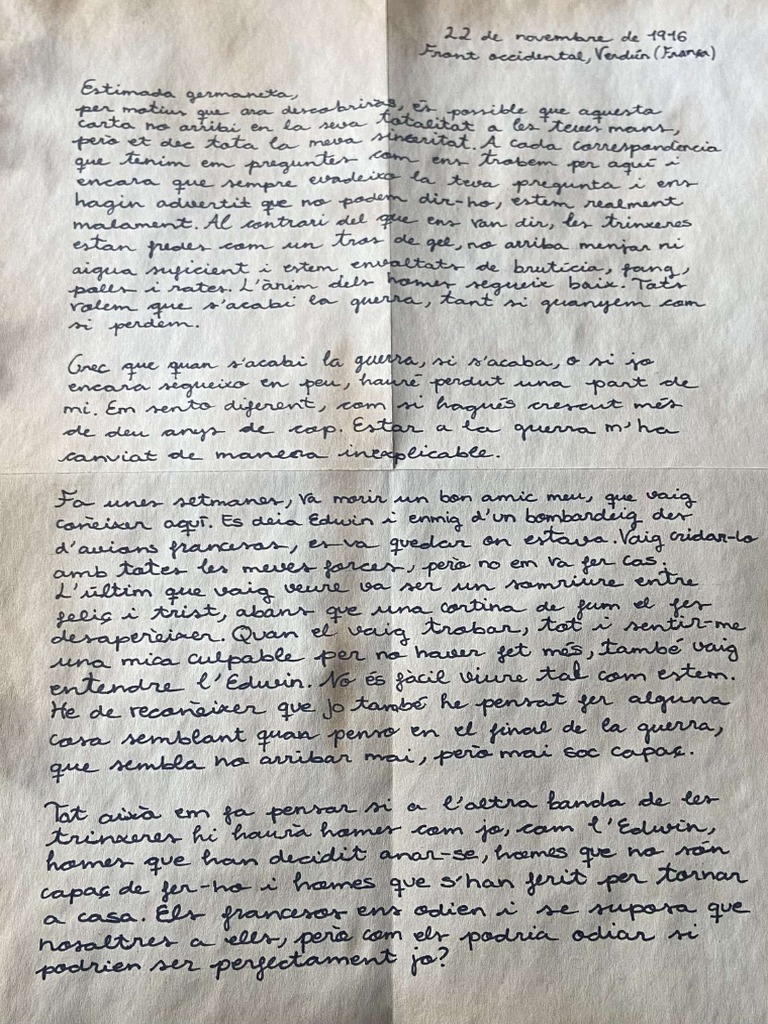 Carta D'un Soldat | PDF