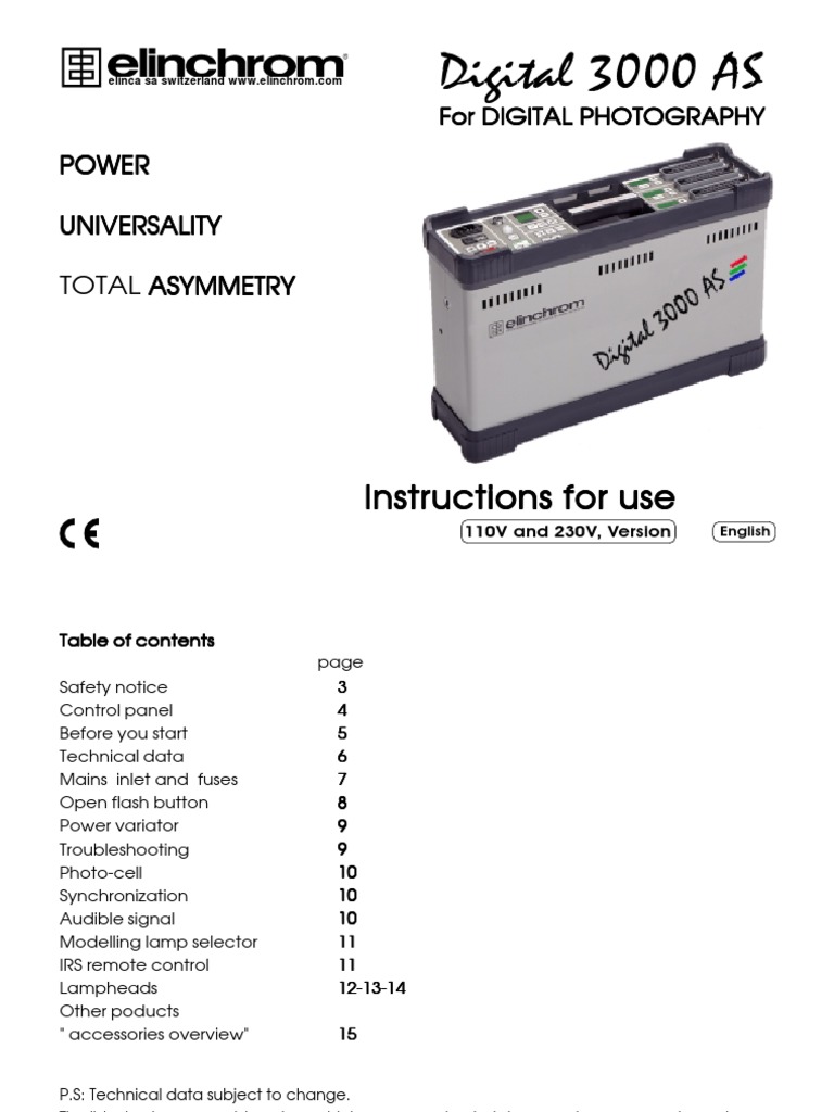 User Digital 3000as - en PDF | PDF | Mains Electricity | Ac Power Plugs ...