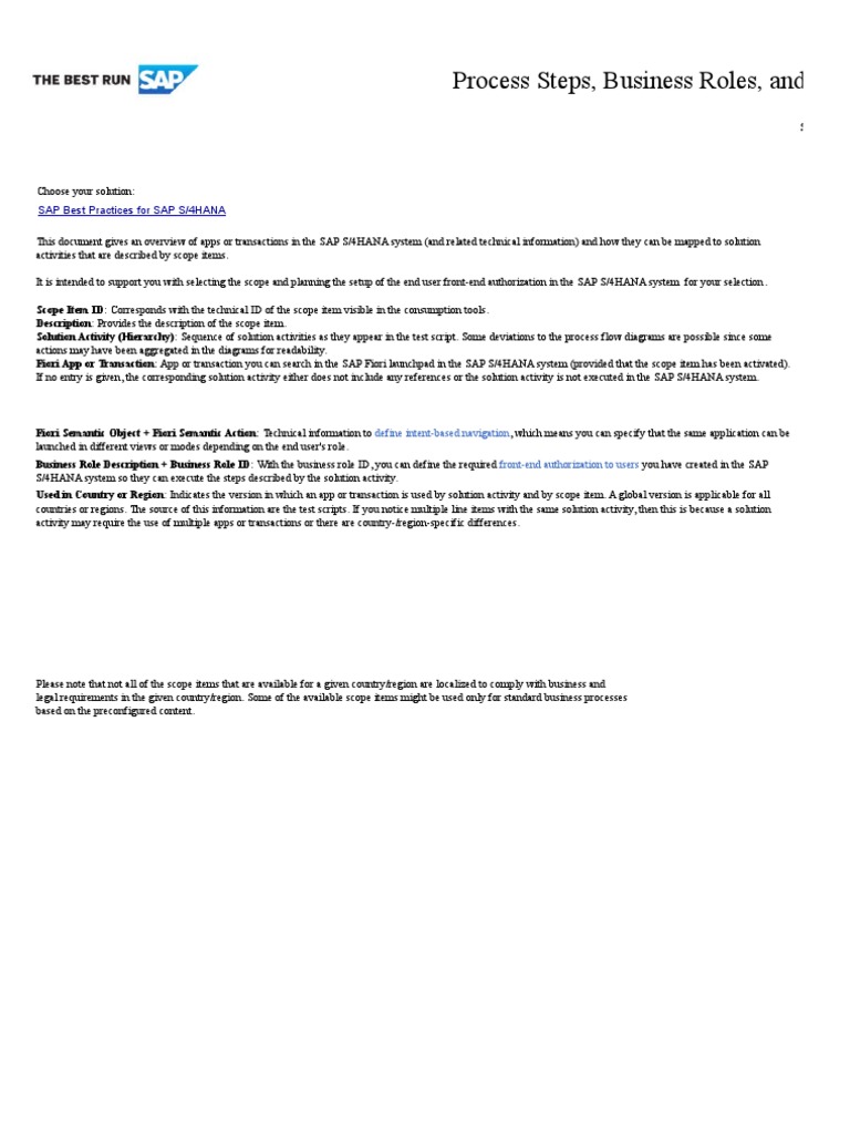 BP Op Entpr S4hana2022 09 Process-Steps en XX | PDF | Accounting ...