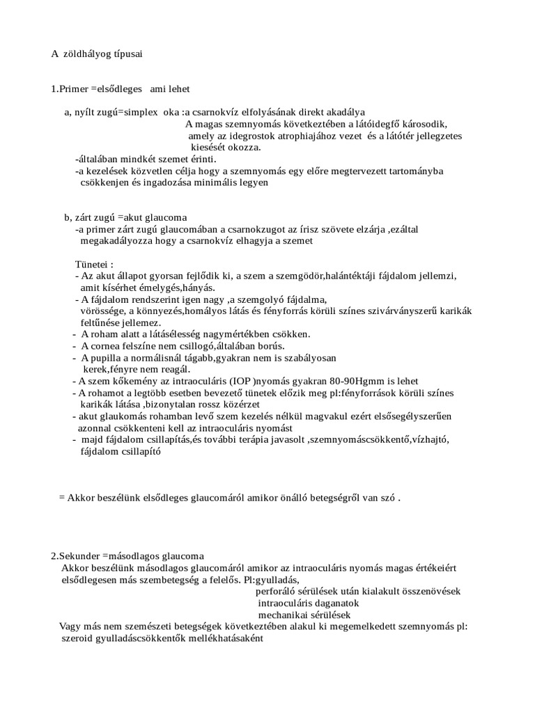 Glaucoma 2.odt | PDF