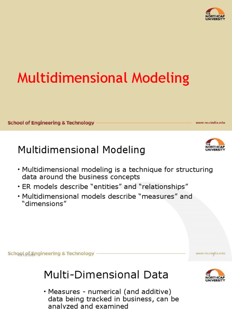 Understanding Multidimensional Modeling | PDF | Information Science ...