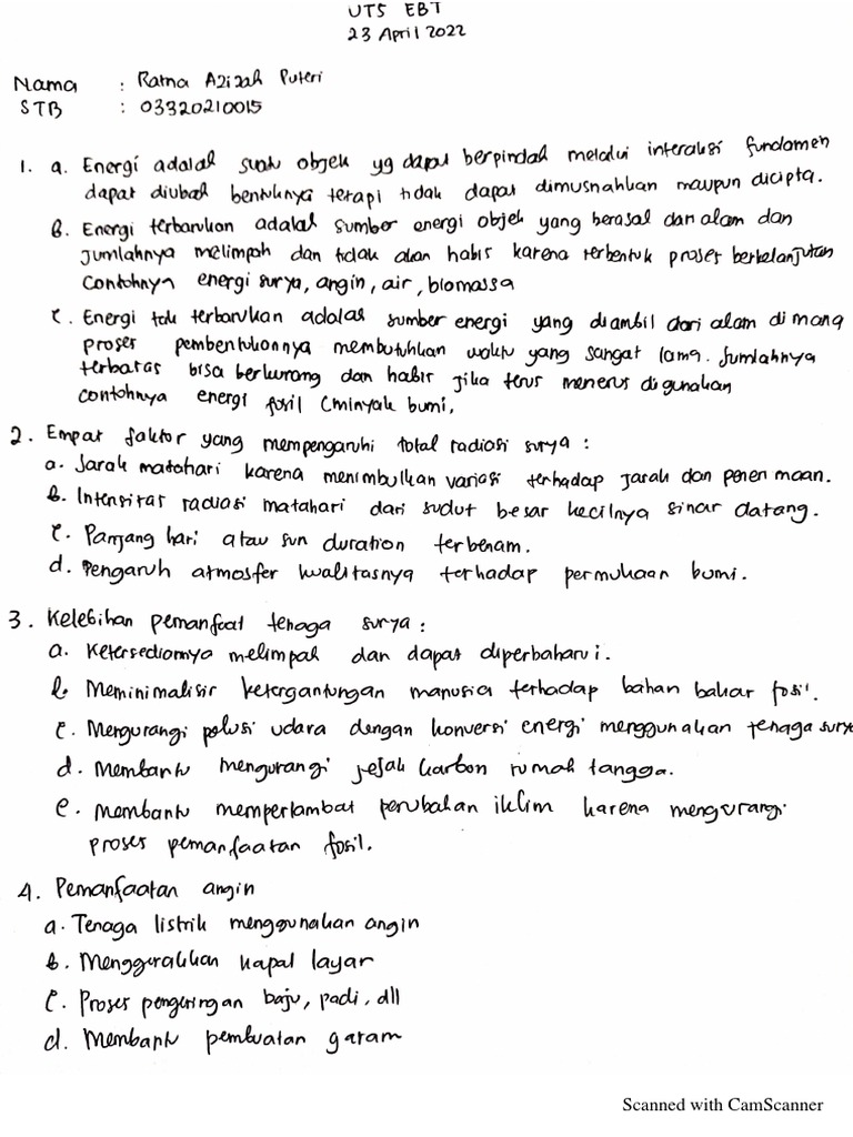 Mid EBT RATNA AZIZAH PUTERI 0330210015 | PDF