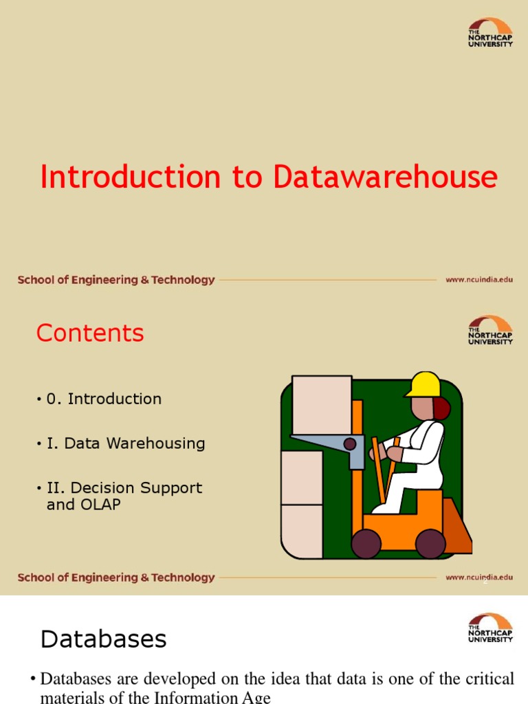 L2. Introduction To Datawarehouse PDF | PDF | Data Warehouse | Databases