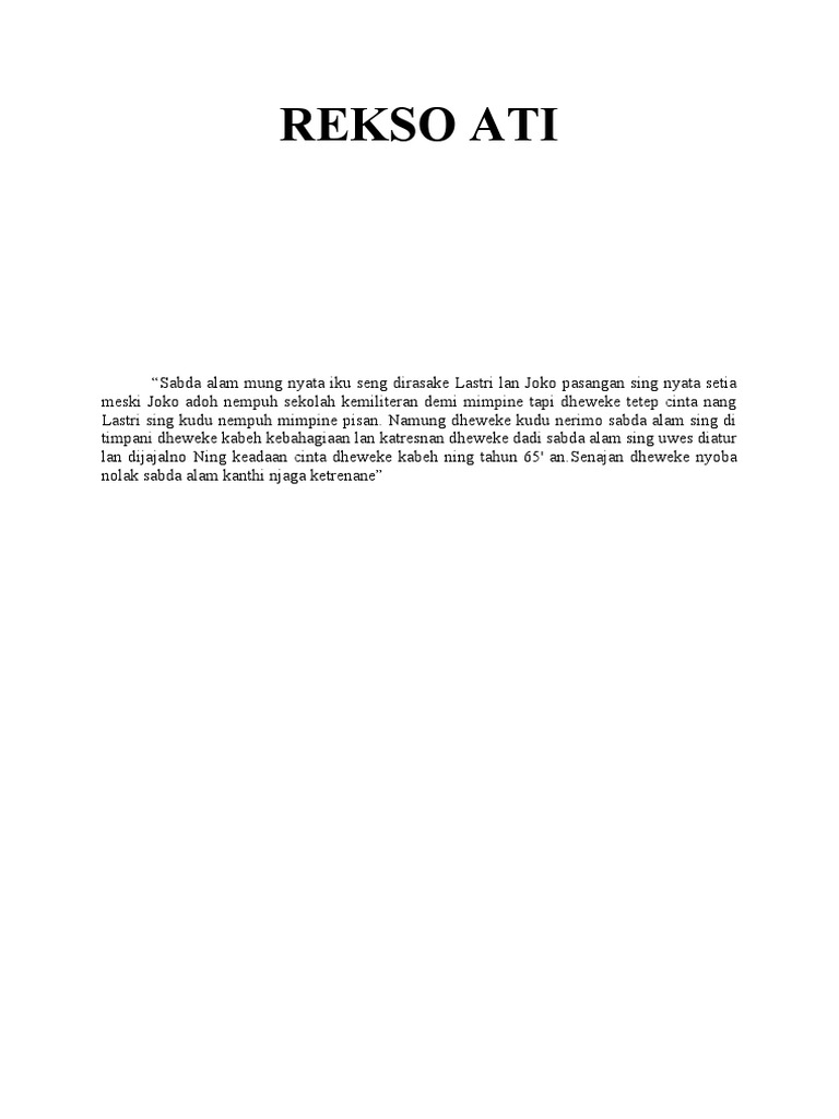 Rekso Ati | PDF