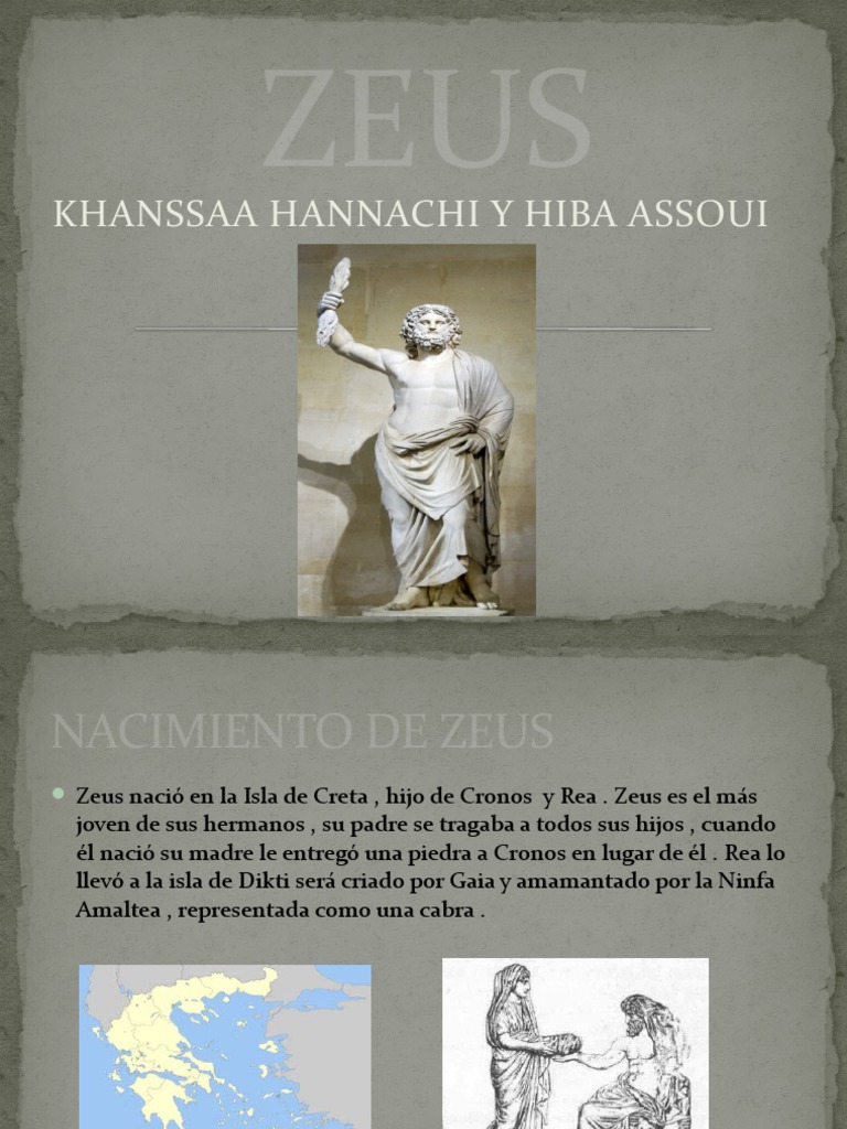 Nacimiento y Aventuras de Zeus | PDF | Arte | Religión y espiritualidad