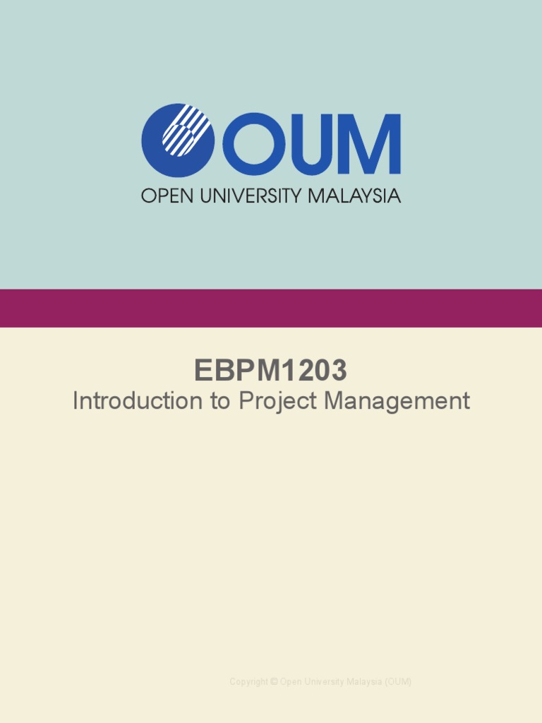 Introduction To Project Management PDF | PDF | Project Management | Risk