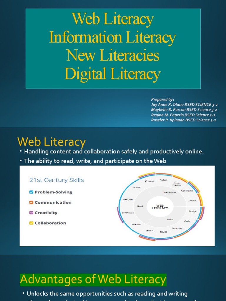 Web, Information, New, Digital Literacy | PDF | World Wide Web ...