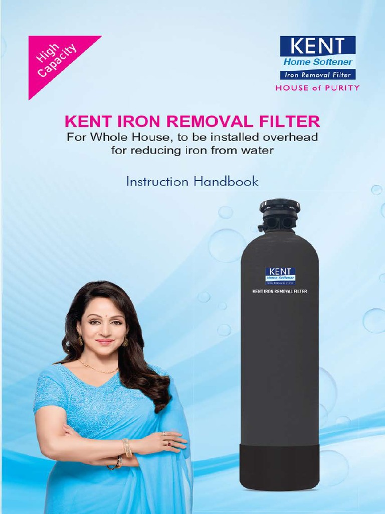 KENT Iron Removal Filter Manual | PDF