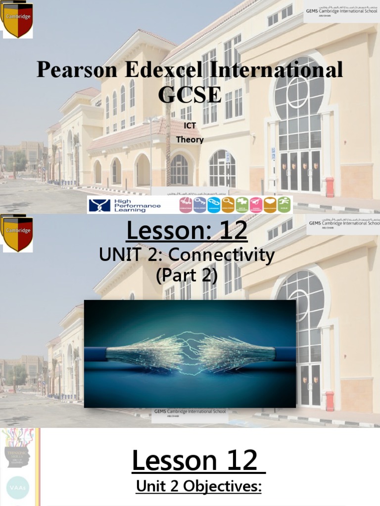 Lesson 12 - Unit 2 - Connectivity (Part 2) | PDF | Wi Fi ...