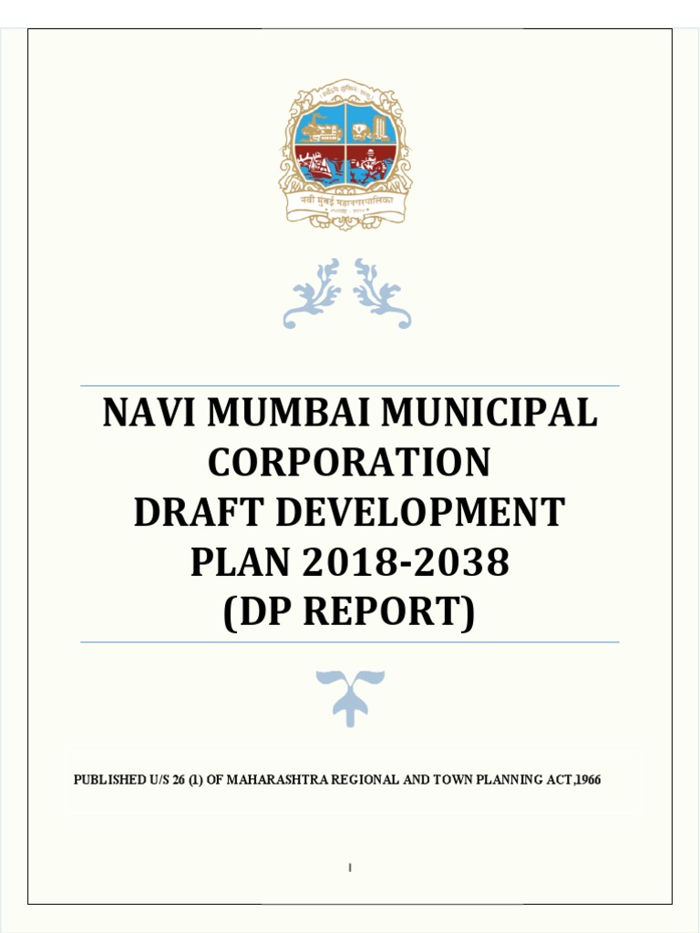 Navi Mumbai Draft Development Plan 2018-2038 | PDF | Economies