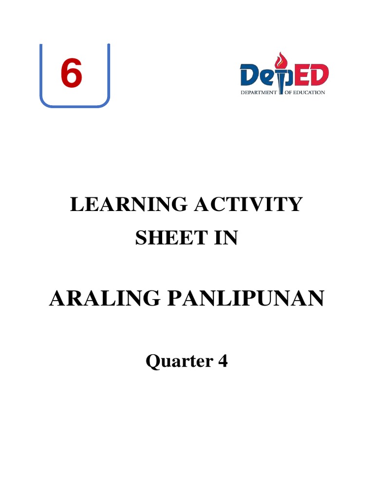 Grade 6 Quarter 4 LAS AP | PDF