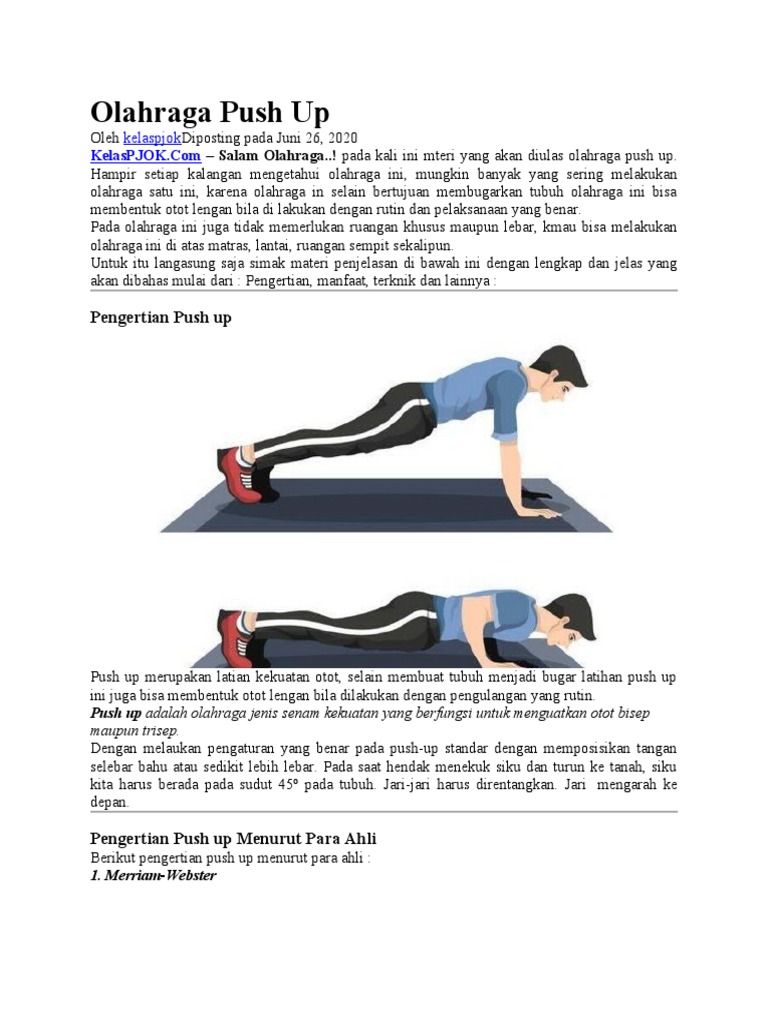 Materi PJOK Push UP | PDF