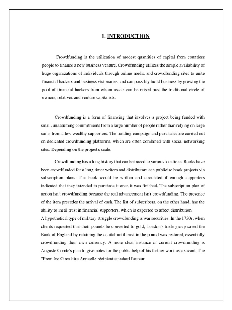 Understanding Crowdfunding Benefits | PDF | Venture Capital | Corporate ...