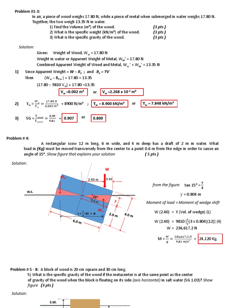 Answer - 3rd Quiz (Chapter 4) PDF | PDF | Classical Mechanics | Physical Quantities
