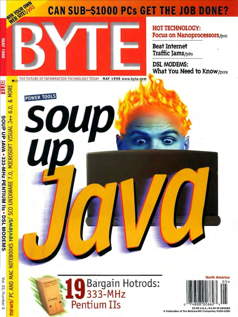 Byte Magazine Vol 23-05 Soup Up Java PDF | Download Free PDF | Operating System | Application ...
