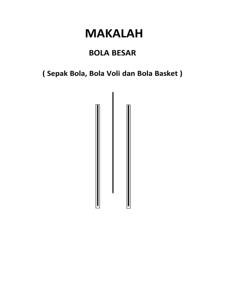 Makalah Bola Besar | PDF