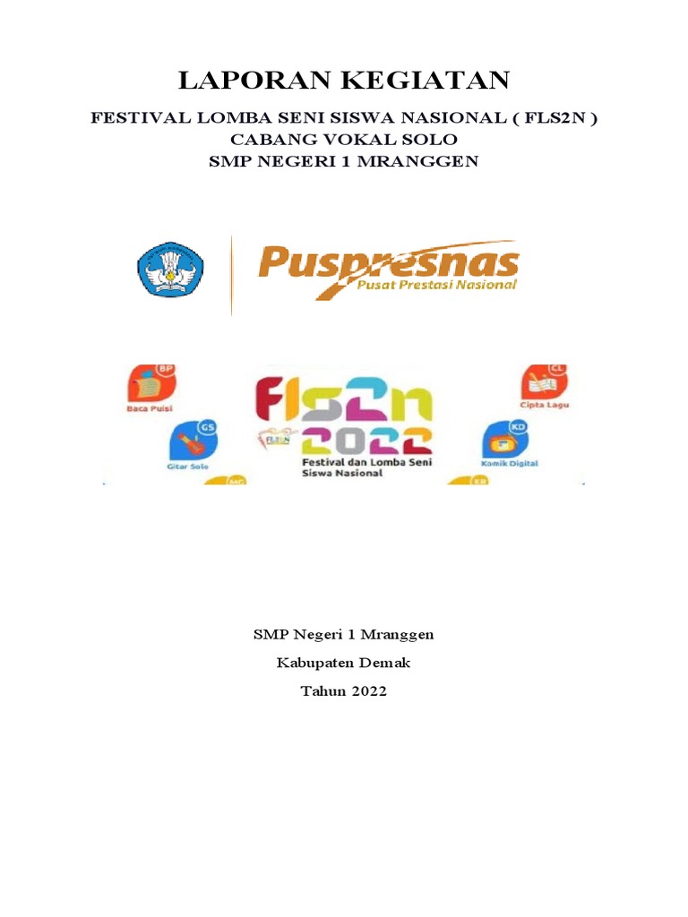 Laporan Kegiatan FLS2N 2022 | PDF