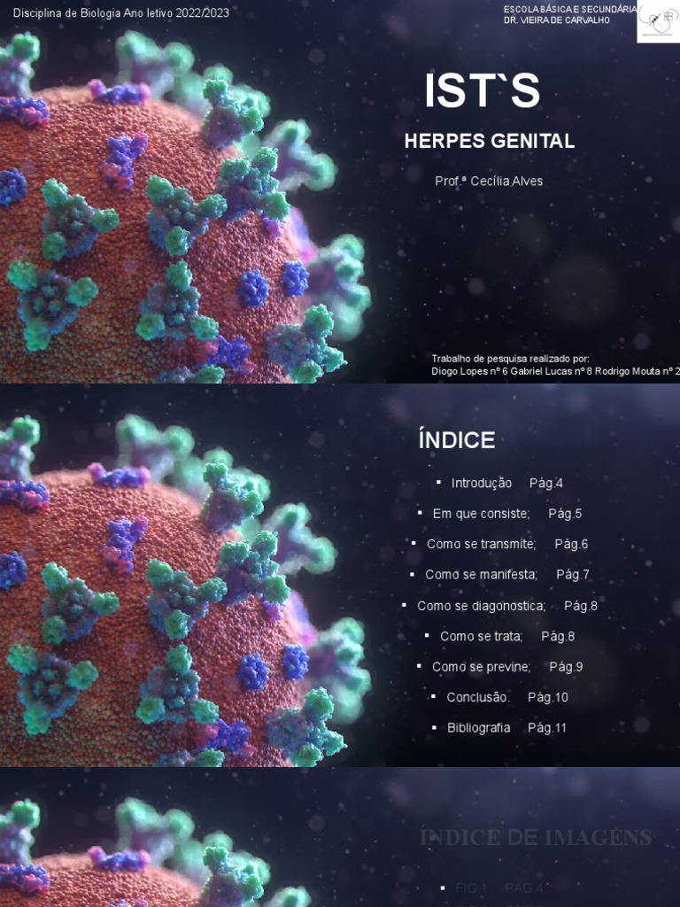 ISTs HERPES GENITAL 2 | PDF | Herpes simples | Imunologia
