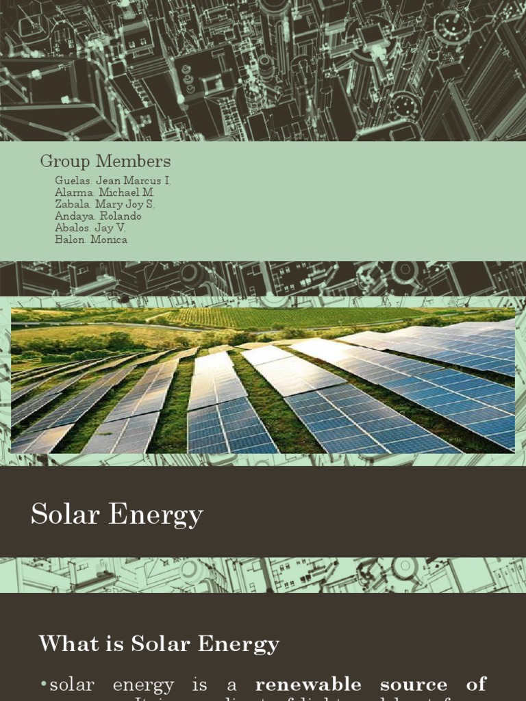 Solar Power | PDF | Solar Power | Solar Energy