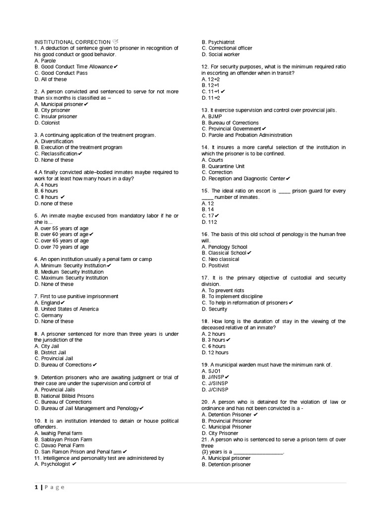 JML Reviewer | PDF | Pardon | Prison