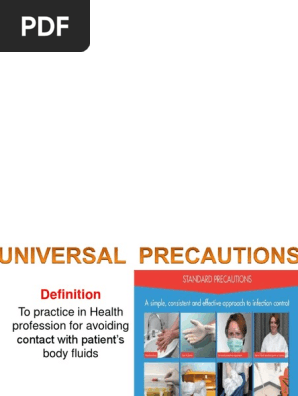 Printable Universal Precautions