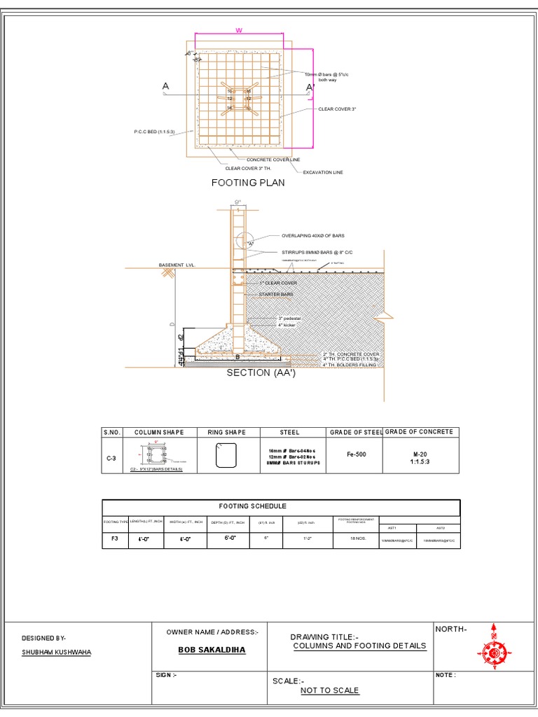 Column Details PDF | PDF | Structural Engineering | Civil Engineering