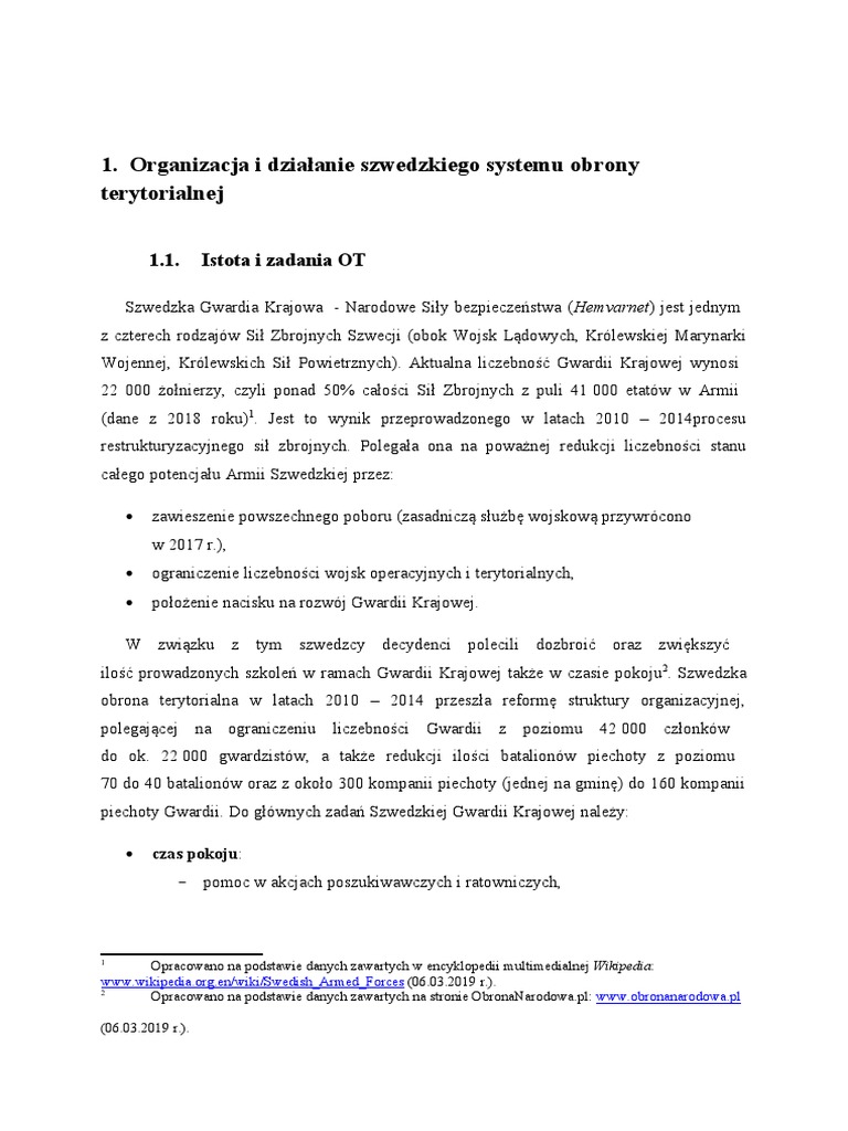 Szwecja - Hemvarnet - Adam MAREK | PDF