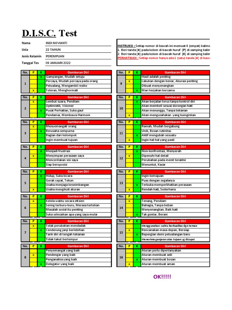 Psikotest DISC | PDF