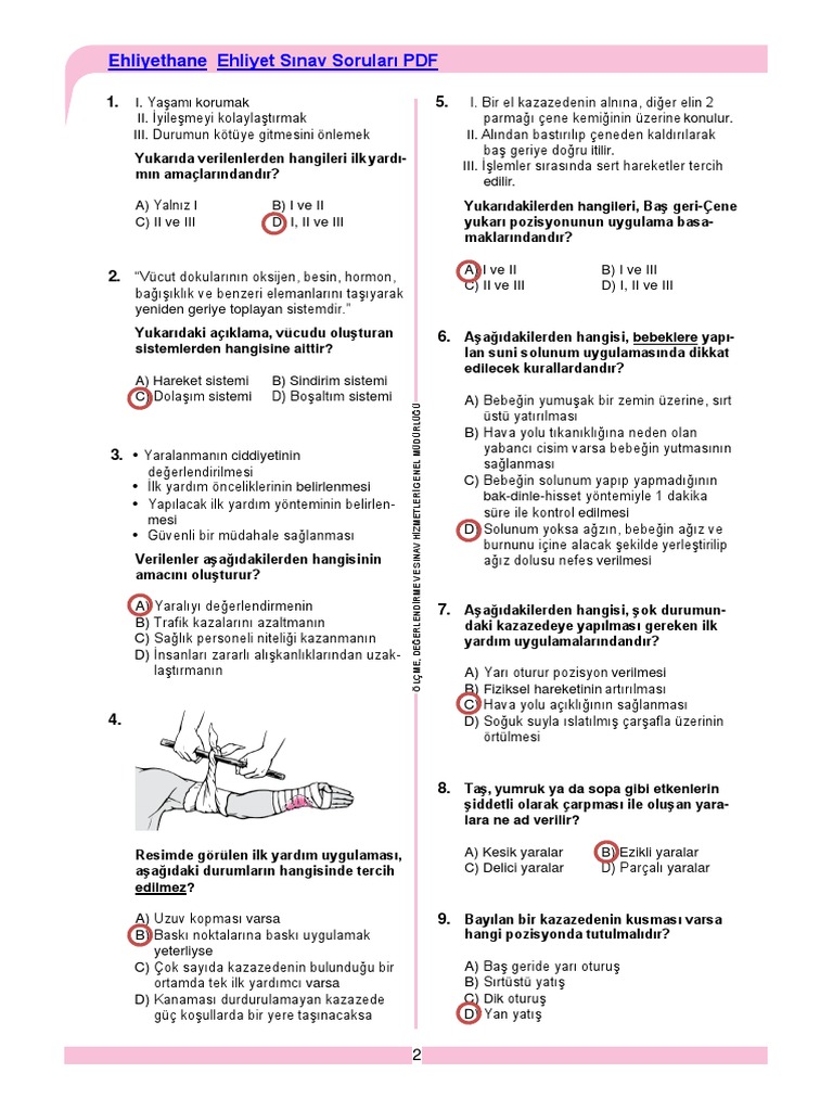 Ehliyet Sinav Sorulari PDF 4 | PDF