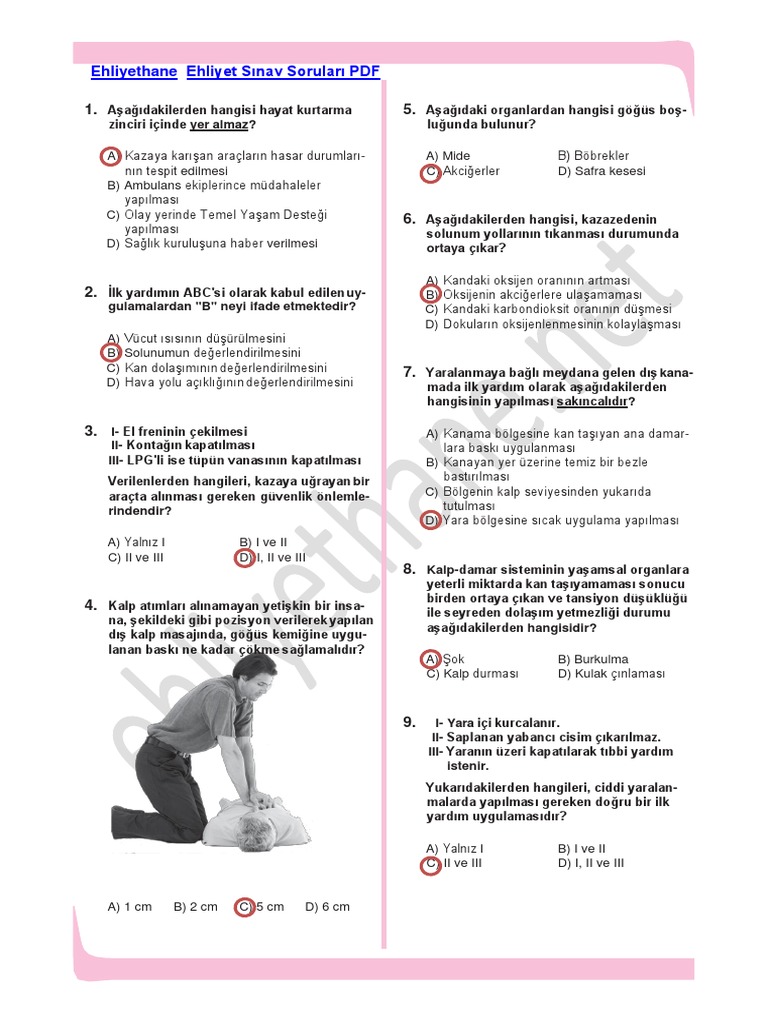 Ehliyet Sinav Sorulari PDF 10 | PDF