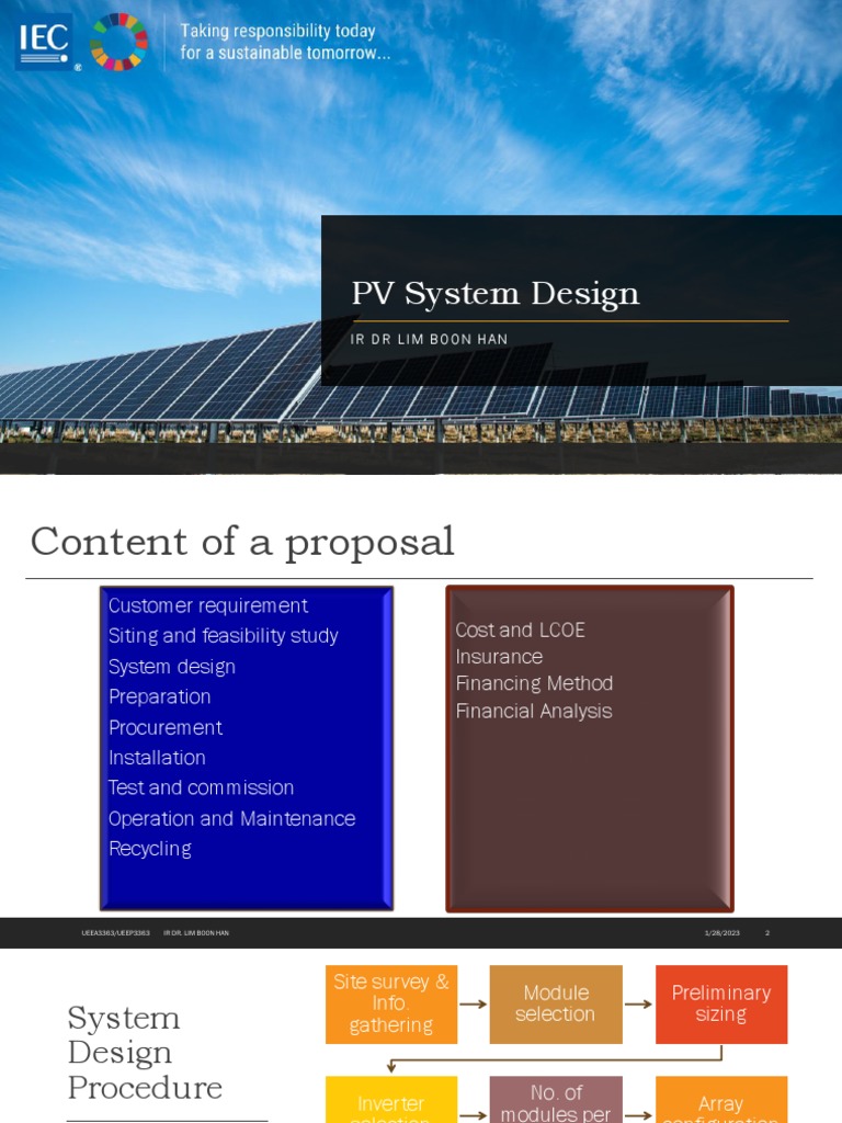 Photovoltaic System Design Guide | PDF | Photovoltaic System ...