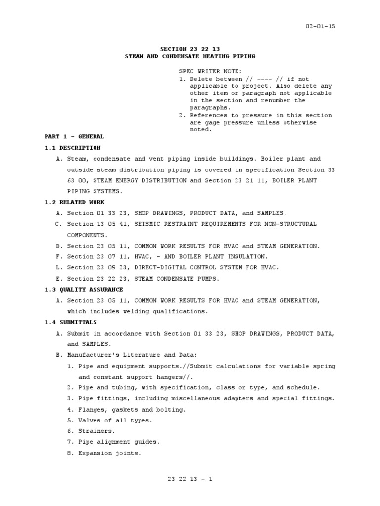 Steam and Condensate Piping Design Basics | PDF | Pipe (Fluid ...