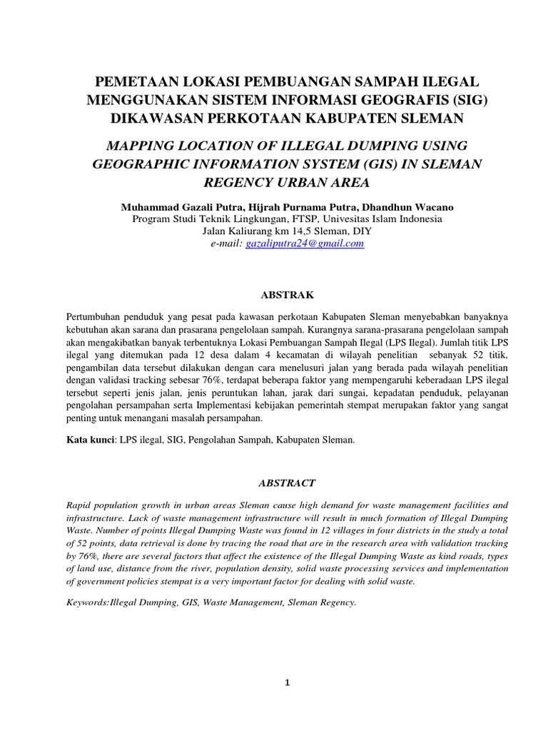Muhammad Gazali Putra - Naskah Publikasi | PDF