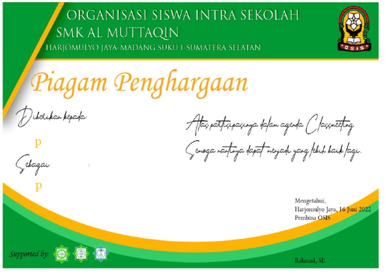 Mentahan Piagam | PDF