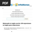 100 Frases Clave para Writing en Inglés | PDF | Lingüística