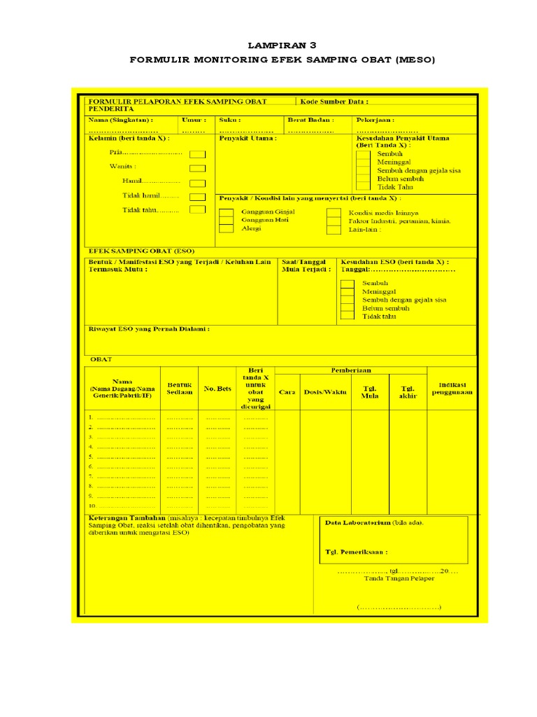 11 - LAMPIRAN FORMULIR MESO (Formularium RSUD Dr. Ir. H. Ibnu Saleh MM ...