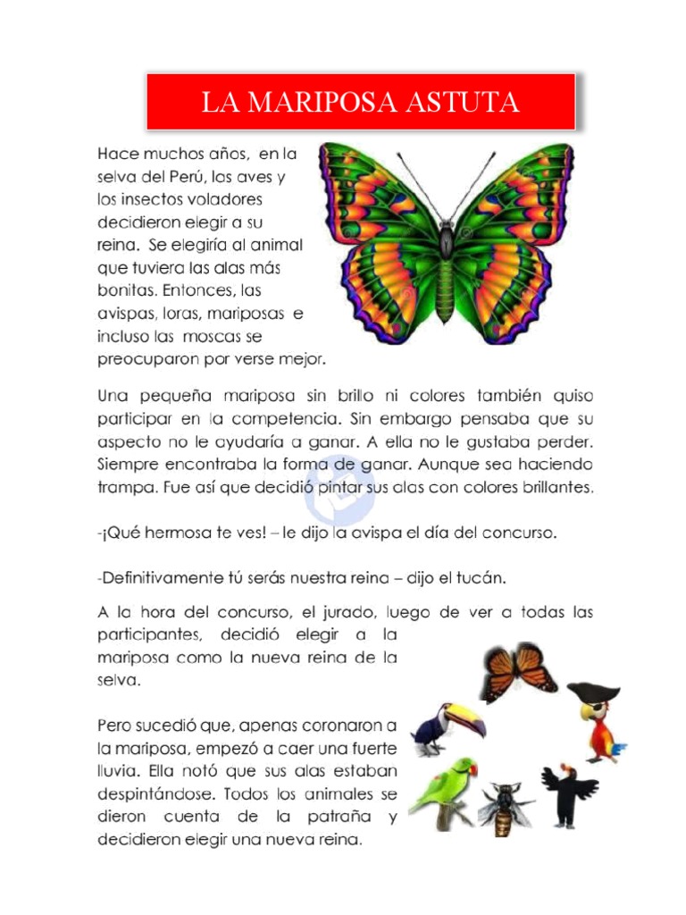 La Mariposa Astuta Lectura 20 | PDF