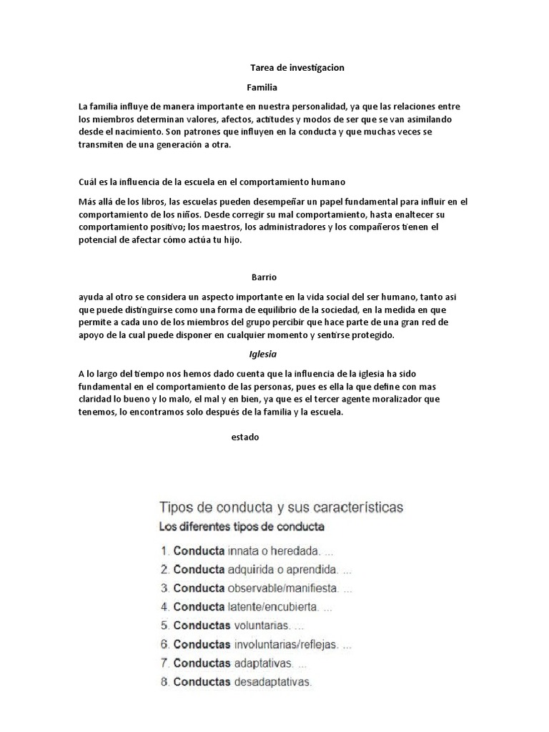 La Familia Influye de Manera Importante en Nuestra Personalidad | PDF