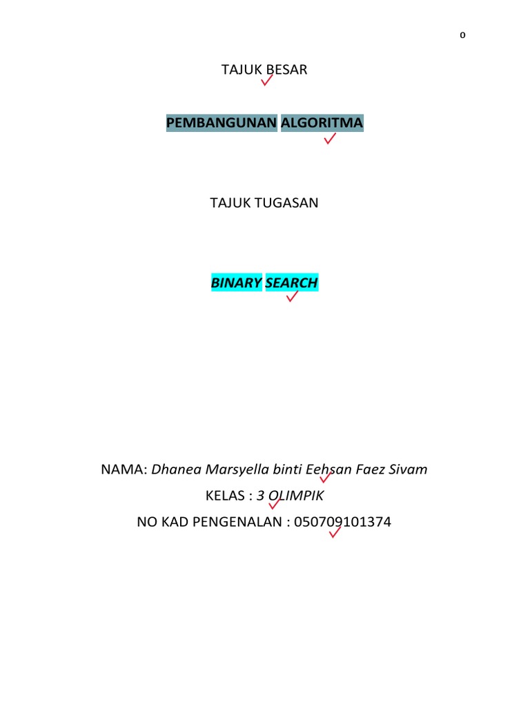 Contoh Tugasan Ask Tingkatan 3 | PDF | Karier & Perkembangan