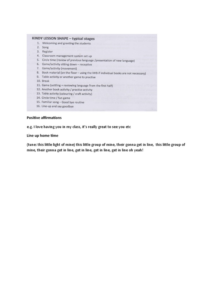 Kindy Methodology | PDF