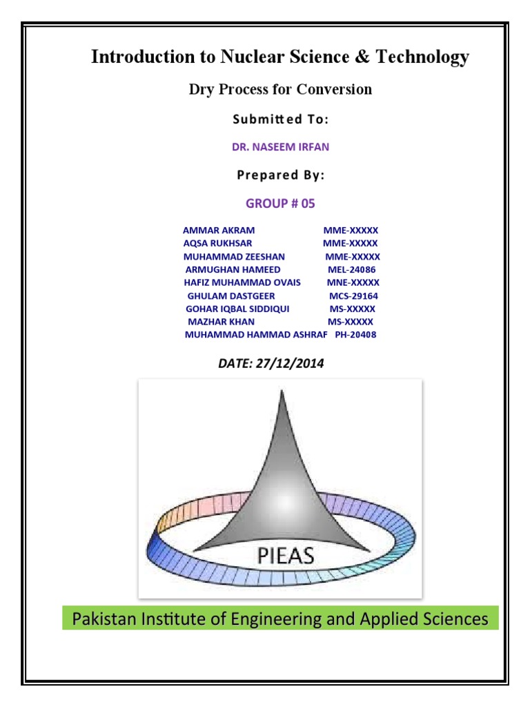 Dry Process for UF6 Conversion | PDF | Uranium | Enriched Uranium