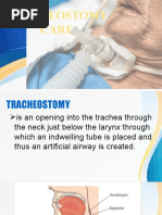 TRACHEOSTOMY CARE Presentation | PDF | Medical Specialties | Clinical ...