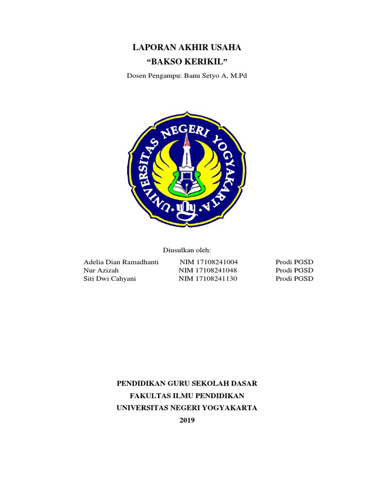 Laporan Akhir Usaha Kwu | PDF