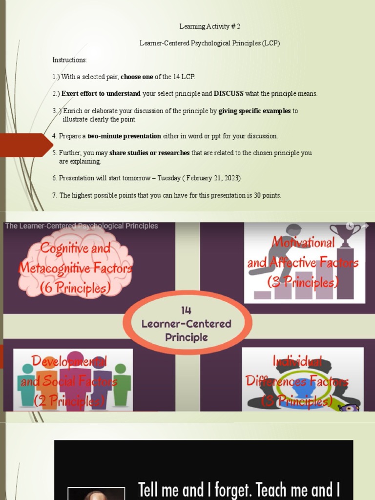 PCK Module 2 LCP | PDF | Learning | Motivation