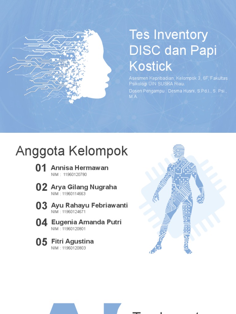 Kelompok 3 - Tes Inventory DISC Dan Papi Kostick | PDF