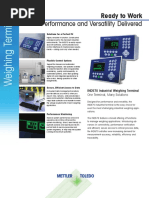 IND400 Weighing Indicator Overview | PDF | User Interface | Touchscreen