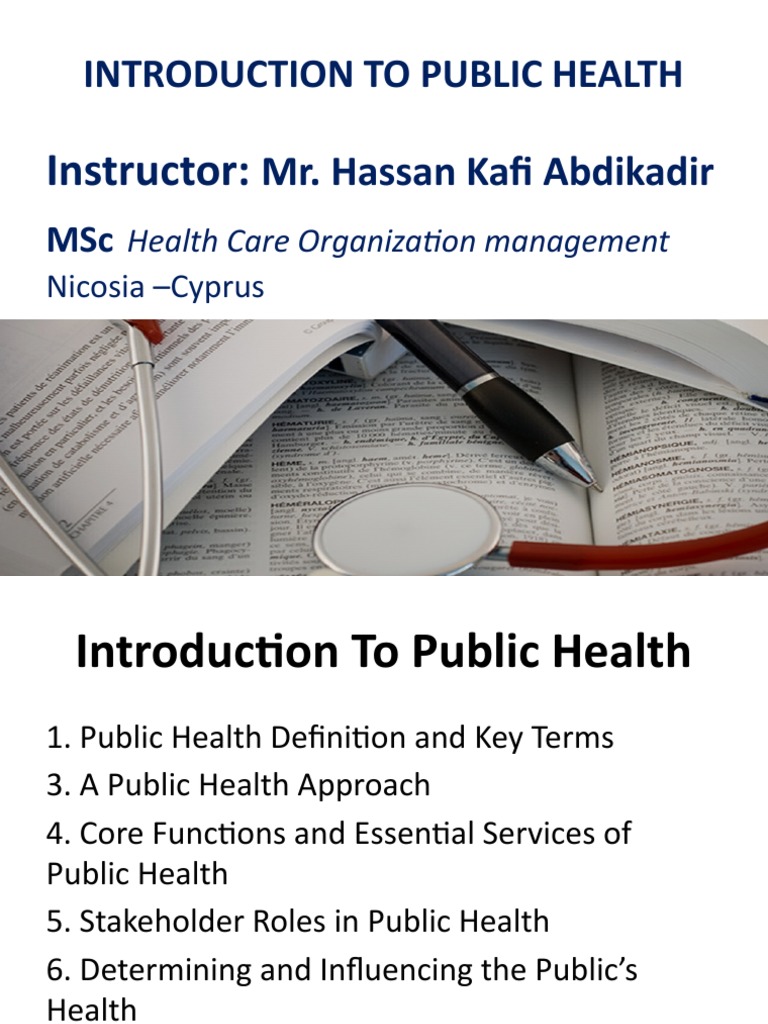 Introduction Public Health | PDF | Public Health | Health Care